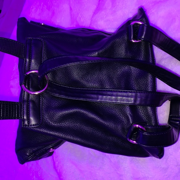 Topshop | Bags | Topshop Faux Leather Foldover Backpack | Poshmark